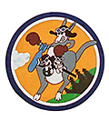 AAF Squadron Patch, Hand Painted, 649th Bombardment