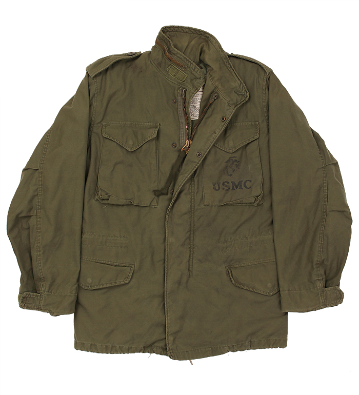 38％割引ブラウン系,M注目ショップ 実物M-65米海兵隊(3rdモデル、ブラスZIP)ステンシル ミリタリージャケット ジャケット/アウター ...